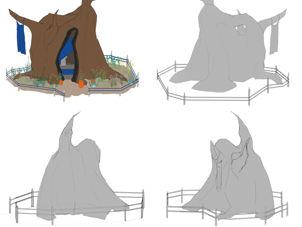 Prop concept designs for your video game | Upwork