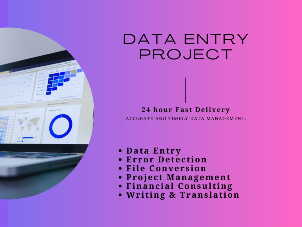 Data entry, Error Detection, File Conversion, Copy/Paste Project Management | Upwork