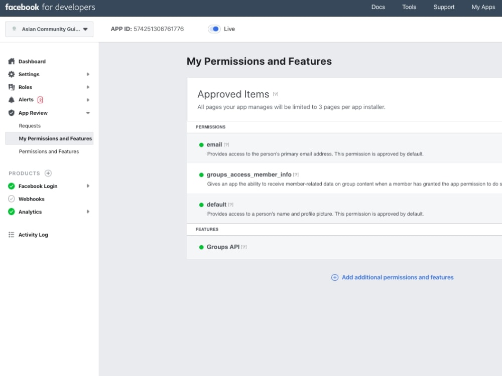Any Facebook Permission Approved App | Upwork