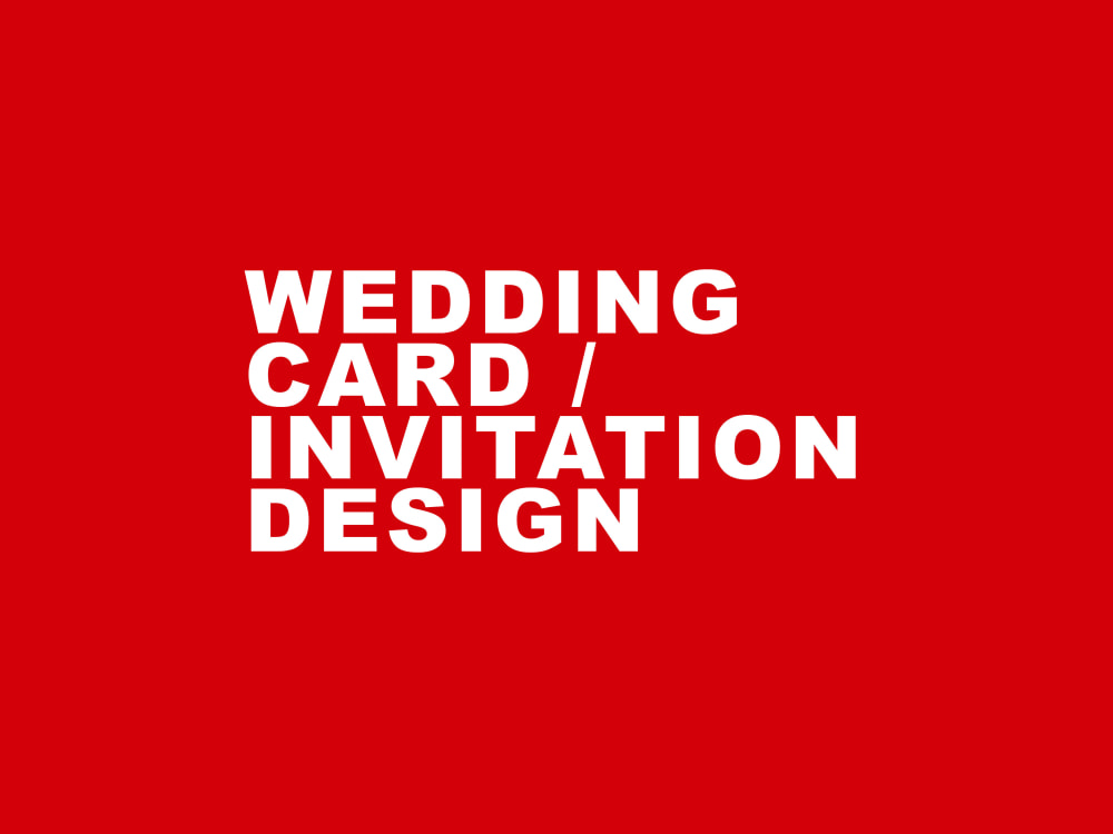A stunning wedding card that delivers impactful elegance! | Upwork