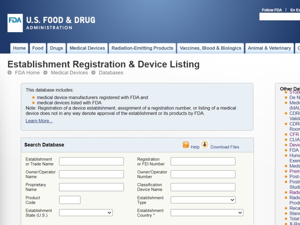 FDA facility registration and product listing | Upwork