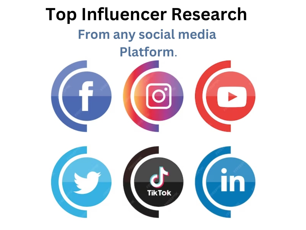 Top Influencer Research From any social media platform for marketing ...
