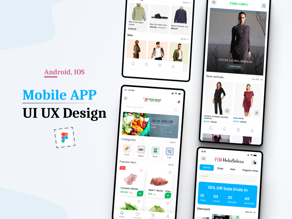 UI UX design for mobile apps and websites | Upwork