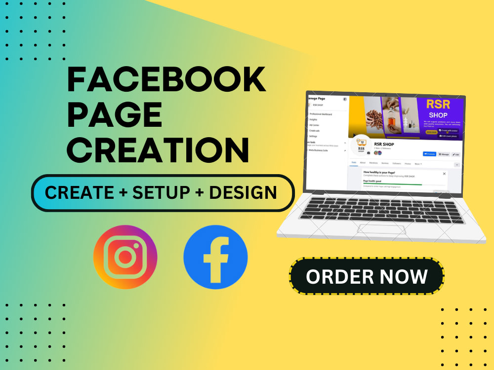 Complete Setup and facebook page creation ,optimization for Banner ...