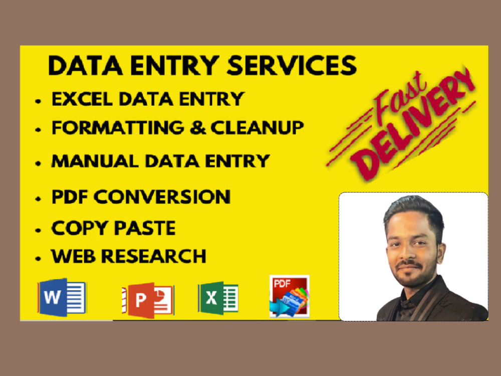 All type of data entry work within timeframe with high quality. | Upwork