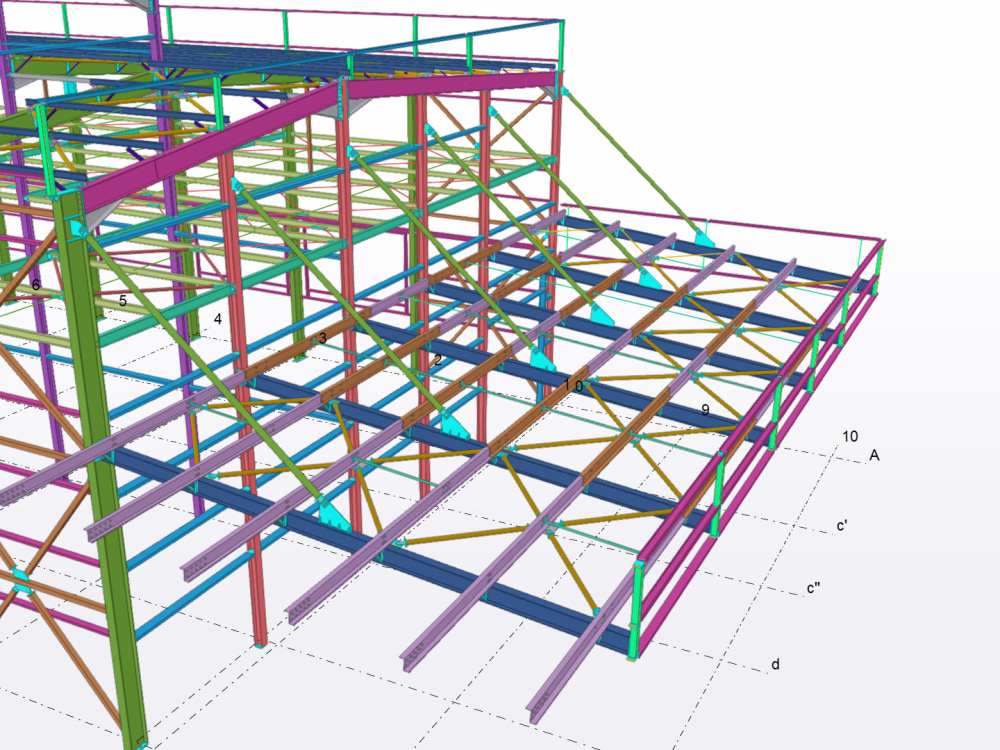 Steel structure detailing using Tekla Structures | Upwork