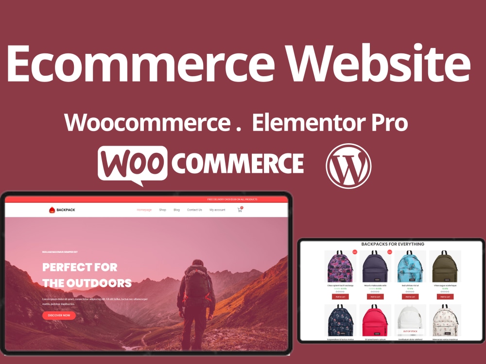 A complete WordPress E-Commerce Website | Upwork