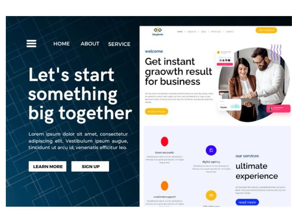 Responsive wordpress landing page design, elementor landing page | Upwork