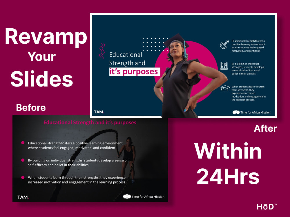 A Revamped PowerPoint Deck | Google Slide | Prezi Slide | Upwork