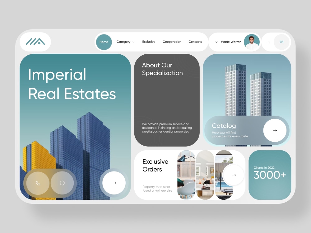 Landig Page Design | UI/UX Design | Visual Design | Interaction Design ...