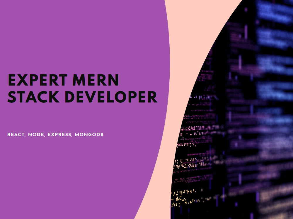 Full Stack Developer For Mern Node Js Html Css Javascript React Js Upwork
