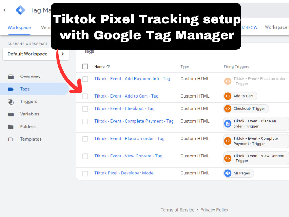 Complete tiktok pixel, tik tok conversion and tiktok events api setup | Upwork