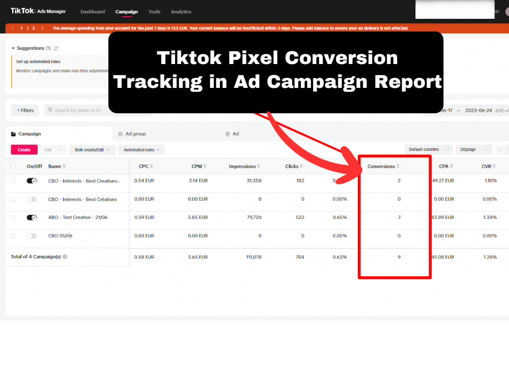 Complete tiktok pixel, tik tok conversion and tiktok events api setup | Upwork