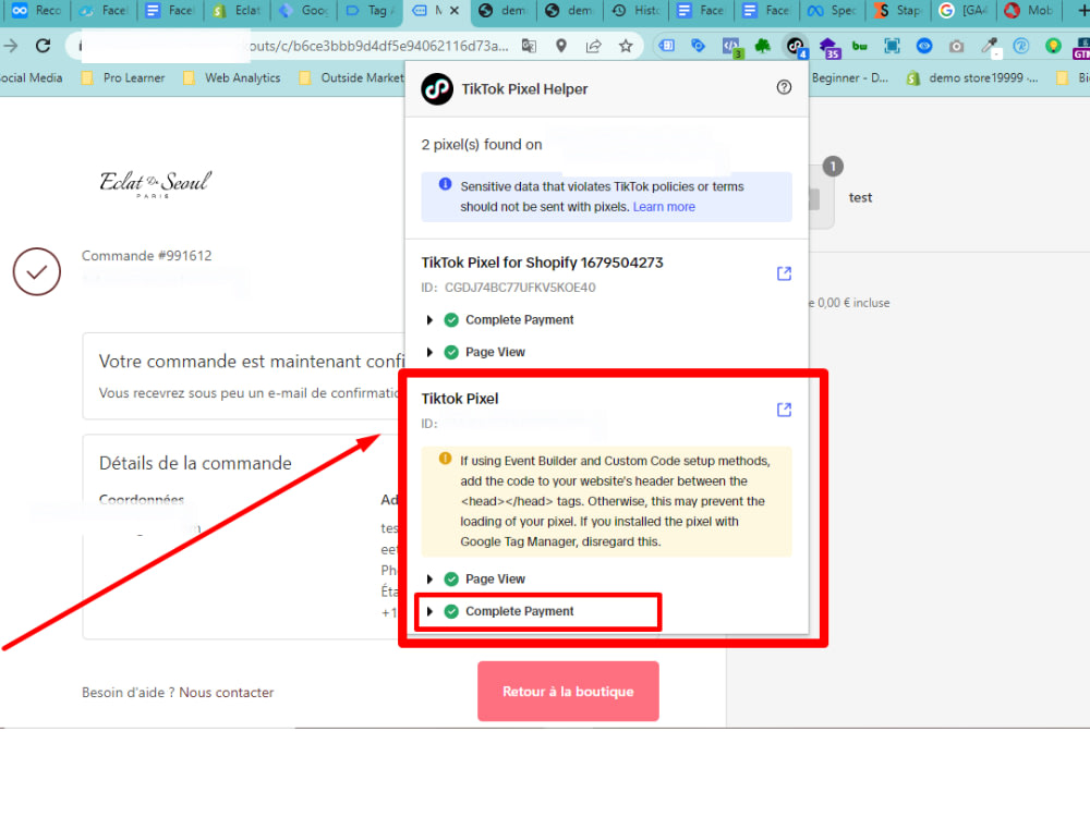 Complete tiktok pixel, tik tok conversion and tiktok events api setup | Upwork
