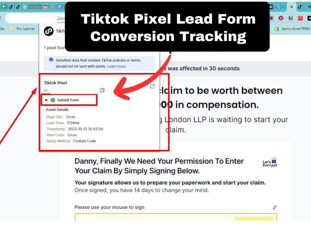 Complete tiktok pixel, tik tok conversion and tiktok events api setup | Upwork