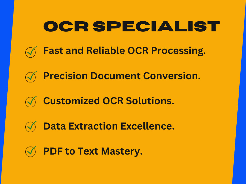 🔍 OCR Specialist | Document Conversion | PDF to Text Wihtin 24 Hours 📄 ...