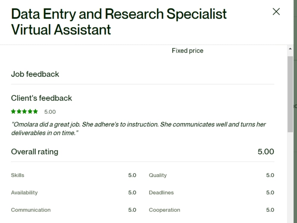 A reliable Virtual Assistant: Data Entry, Web Research and all Admin ...