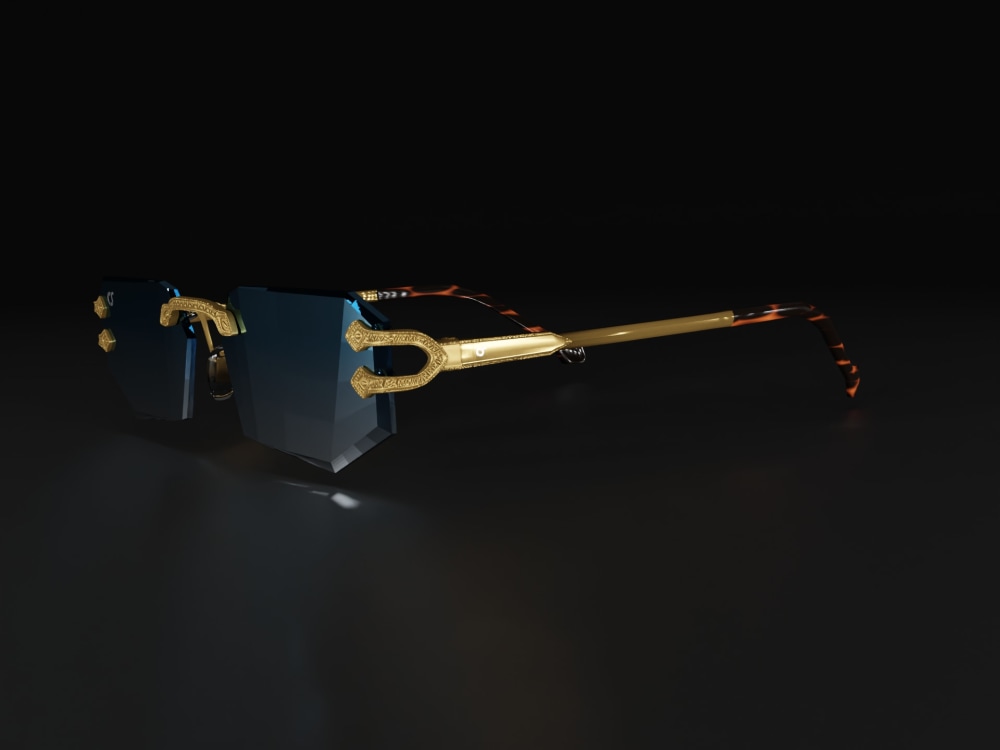 High-quality detailed Sunglass Product Modeling and 360 view Animation ...