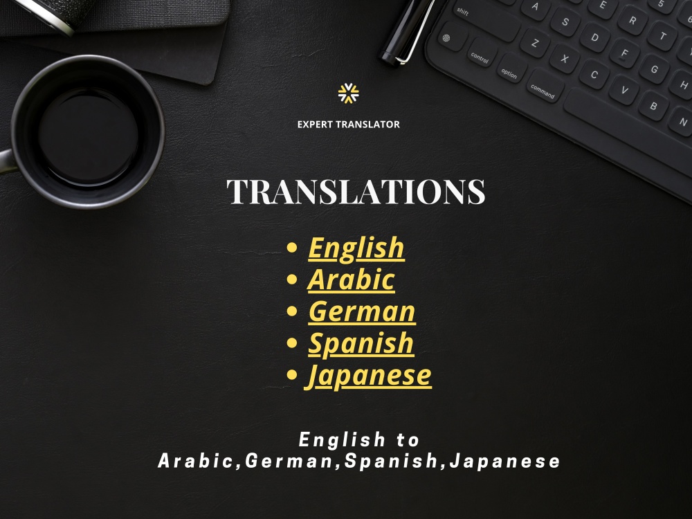 Expert Translator English/Arabic/German/Spanish/Japanese|Content ...