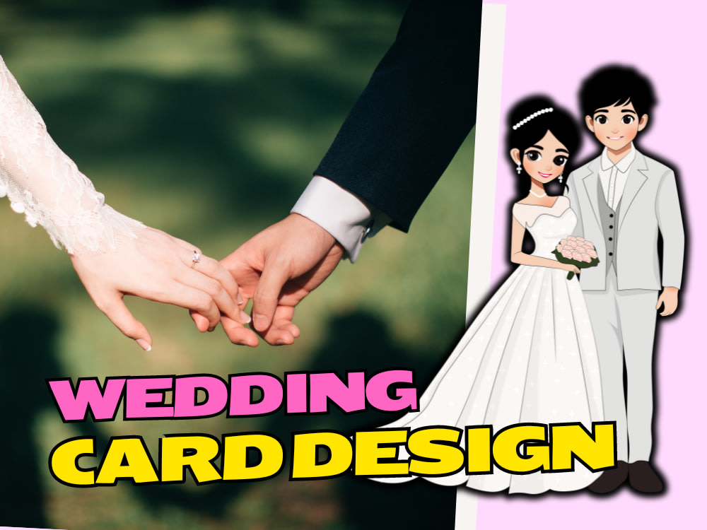 Stunning and unforgettable wedding cards! | Upwork