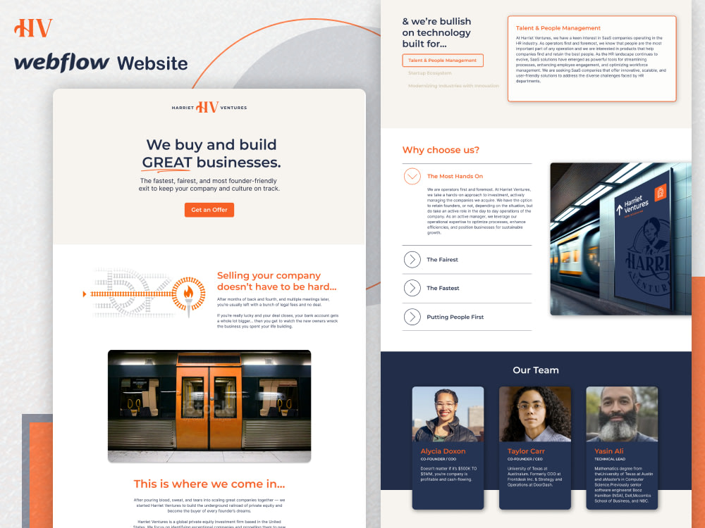 Responsive Webflow website design development and Support by Webflow ...