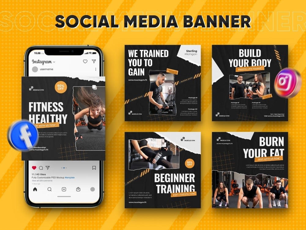 Professional Social Media Poster Designs for Maximum Impact | Upwork