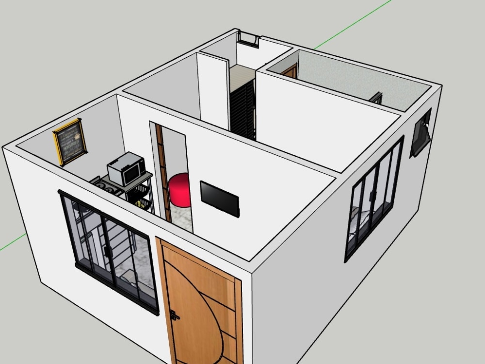 Do a basic 3d model in sketchup | Upwork