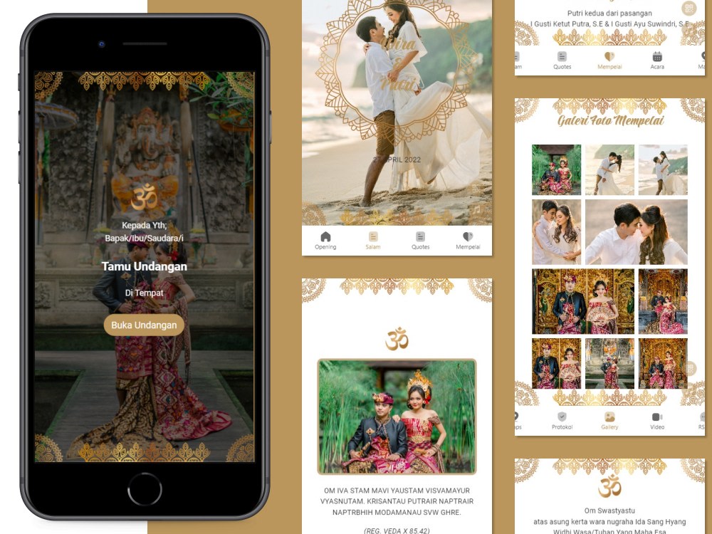 Digital Invitation Website for Wedding, Birthday & All Custom Event ...