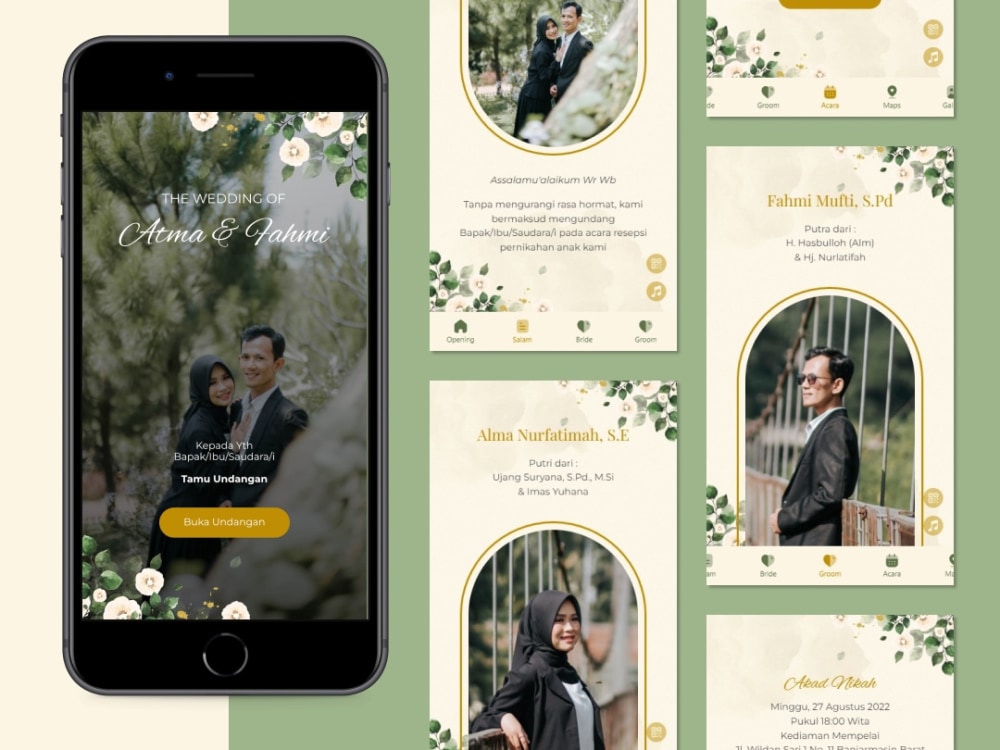Digital Invitation Website for Wedding, Birthday & All Custom Event ...