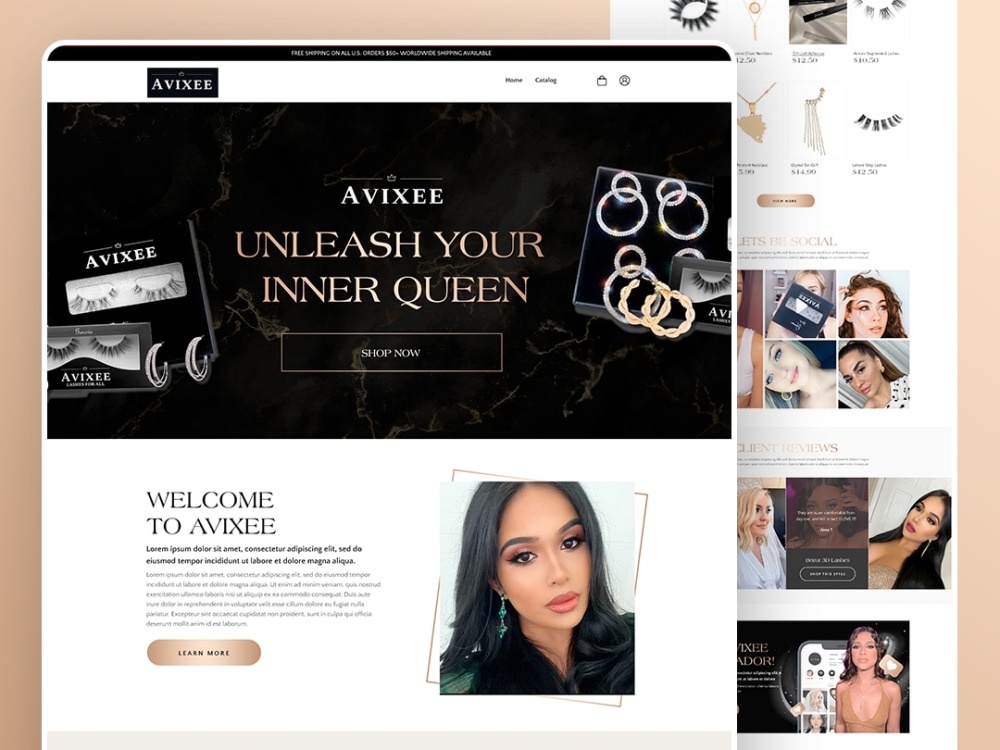 Your website UI UX design | Upwork