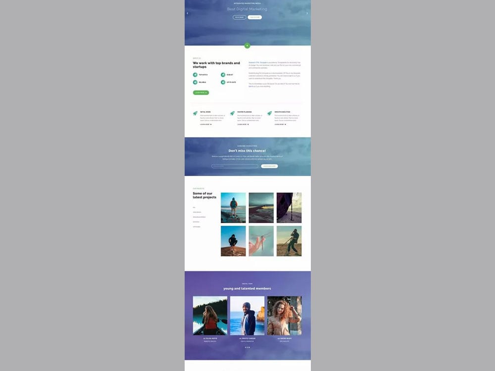 A Perfect Design HTML Email Template , responsive | Upwork