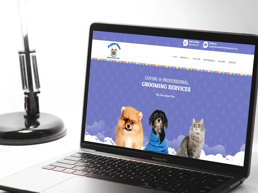 An amazing looking custom PHP website | Upwork