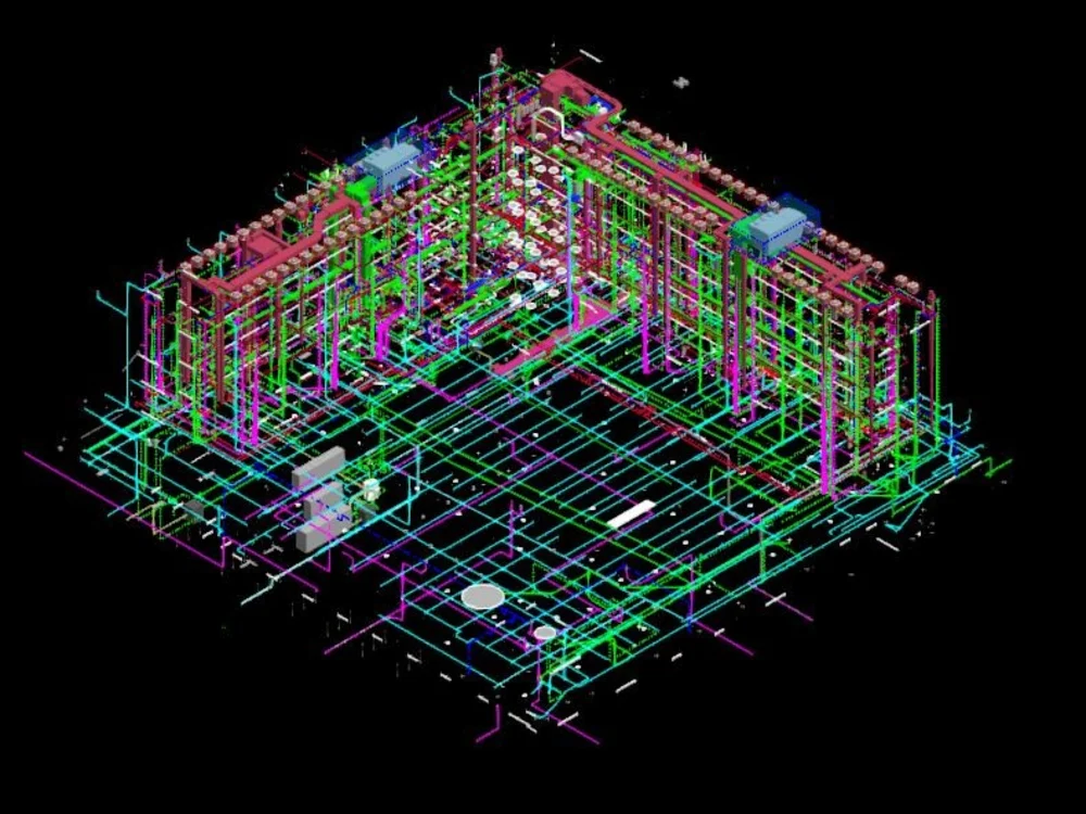 A complete MEP BIM Model in Revit | Upwork