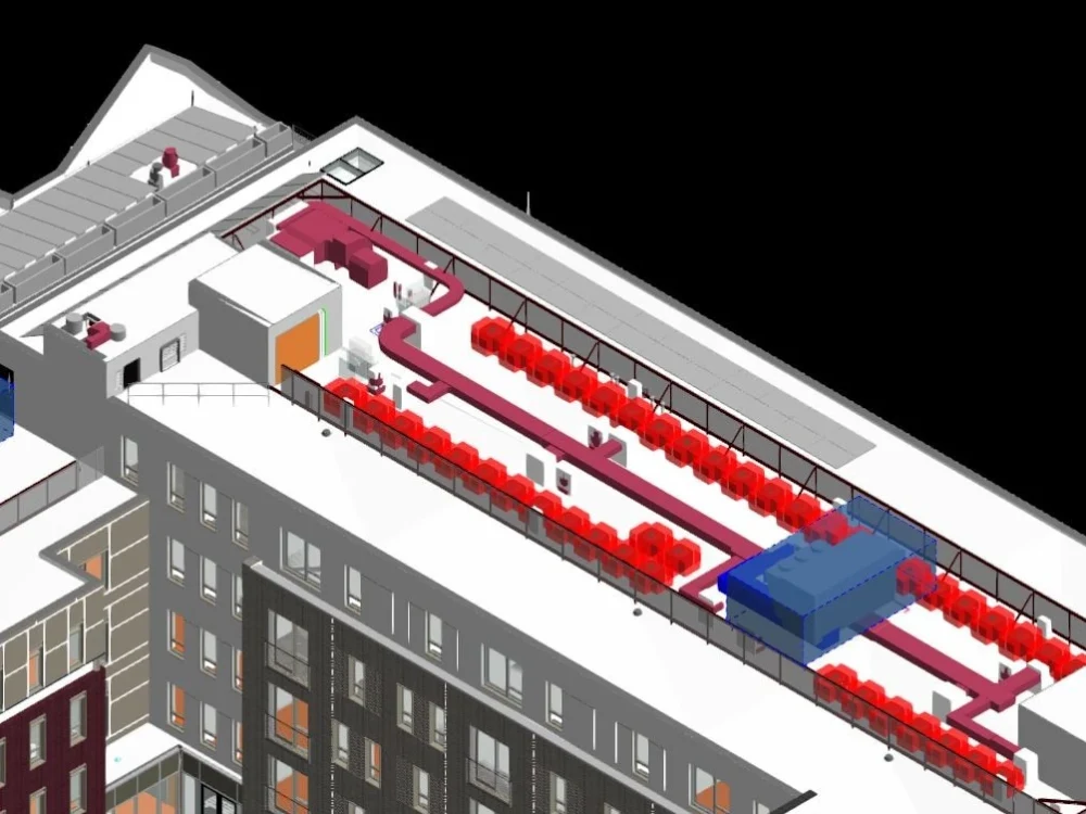 A complete MEP BIM Model in Revit | Upwork