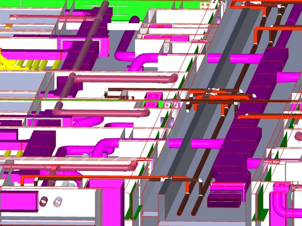 A complete MEP BIM Model in Revit | Upwork