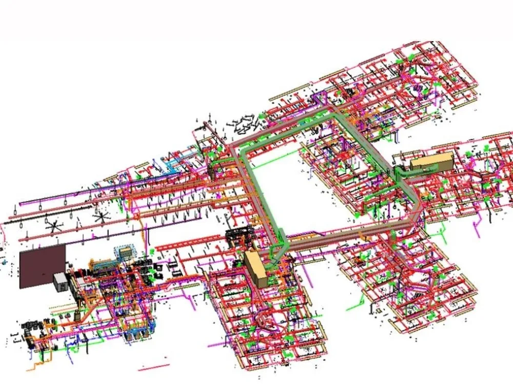 A complete MEP BIM Model in Revit | Upwork