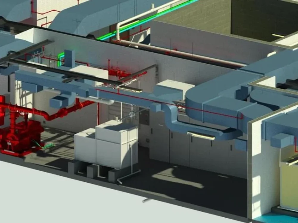 A complete MEP BIM Model in Revit | Upwork