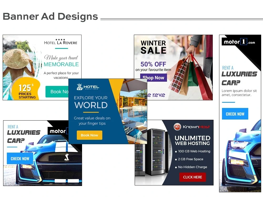 An eye catching banner ads | Upwork