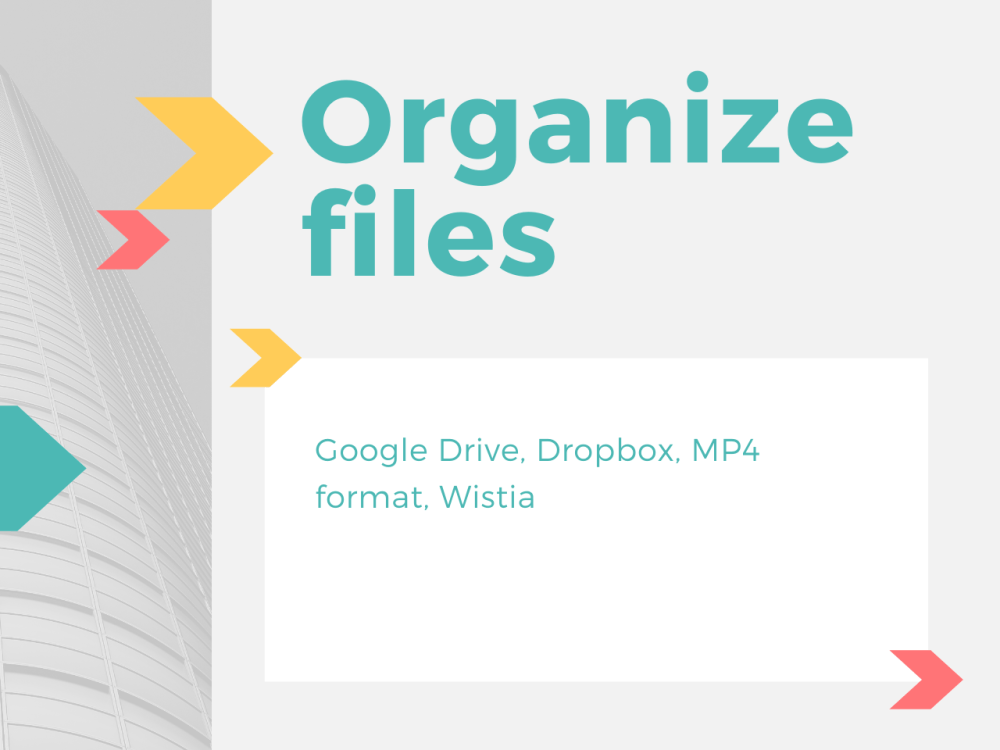 Organized folders of online courses in Google Drive | Upwork