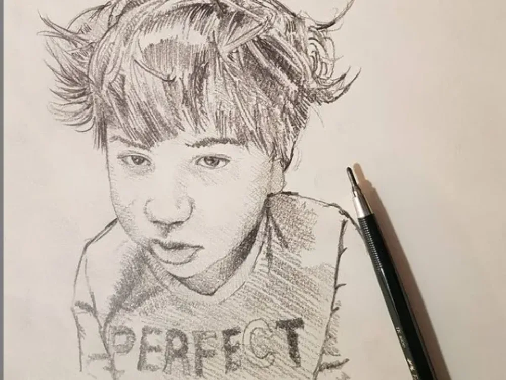 Pencil drawing drawing from photo | Upwork