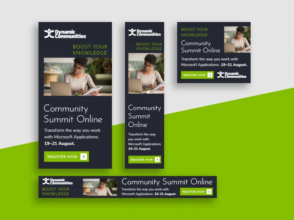 An impactful set of display ads | Upwork