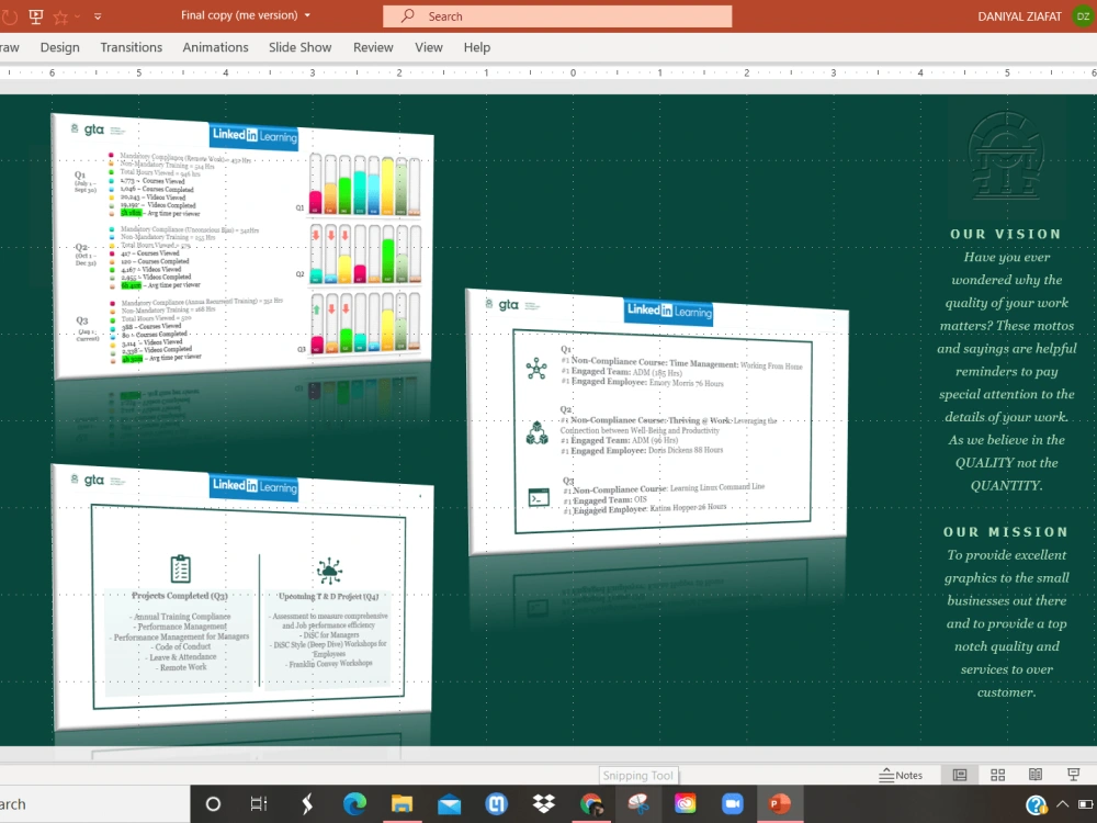 A premium powerpoint and google slide presentation | Upwork