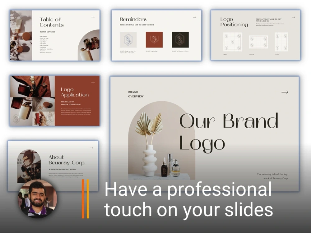 An elegant, clean, modern and high-end PowerPoint or Google ...