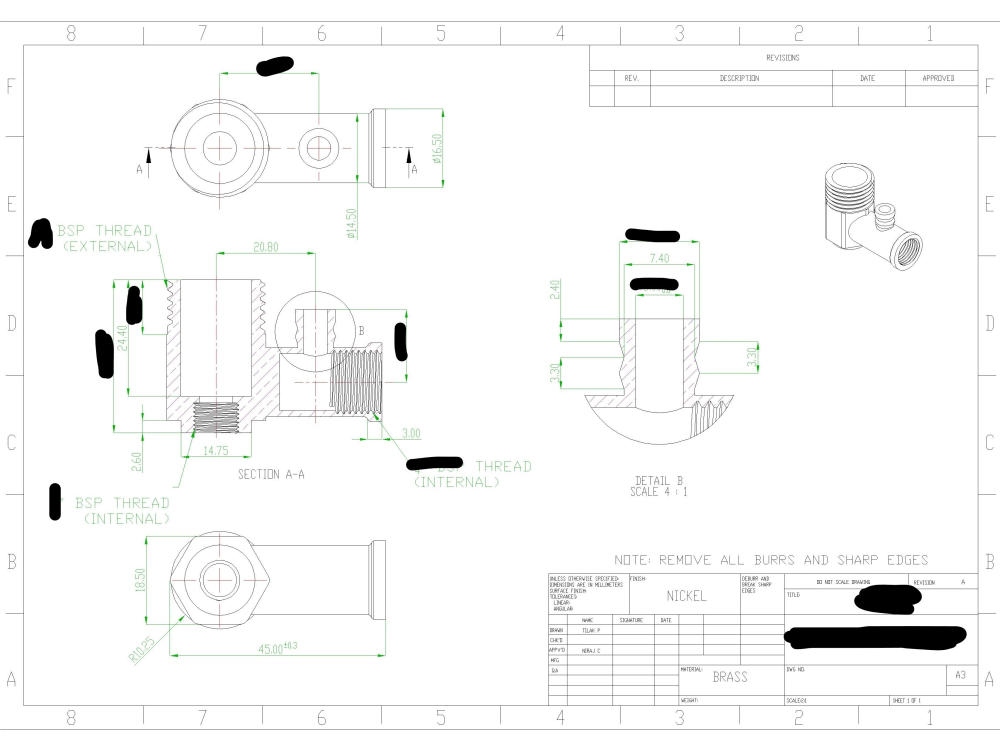 Professionally made manufacturing drawings | Upwork