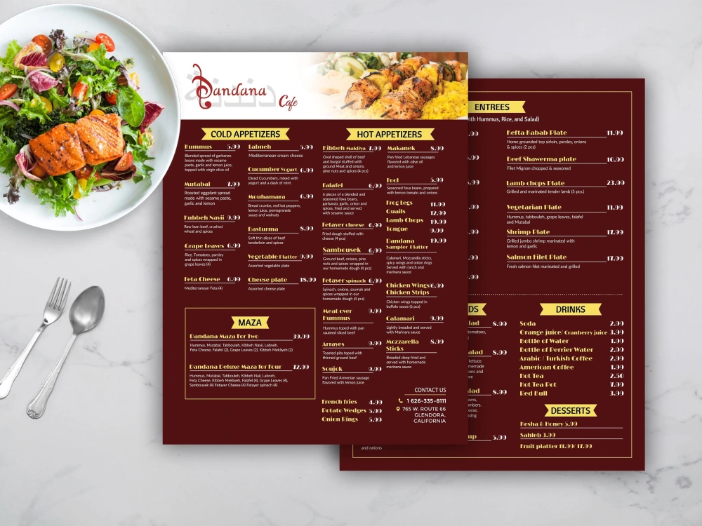 Awesome restaurant menu, food flyer Design | Upwork