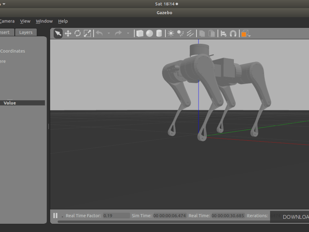 A simulation of drones, manipulators ad mobile robots control by ROS ...