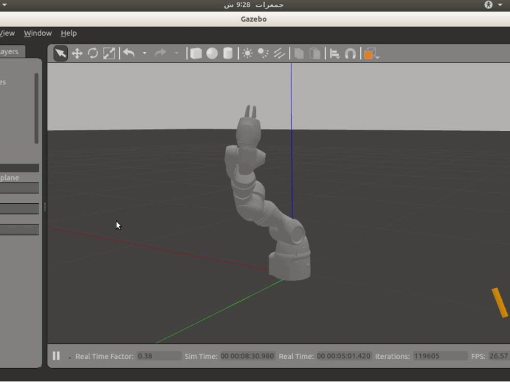 A simulation of drones, manipulators ad mobile robots control by ROS ...