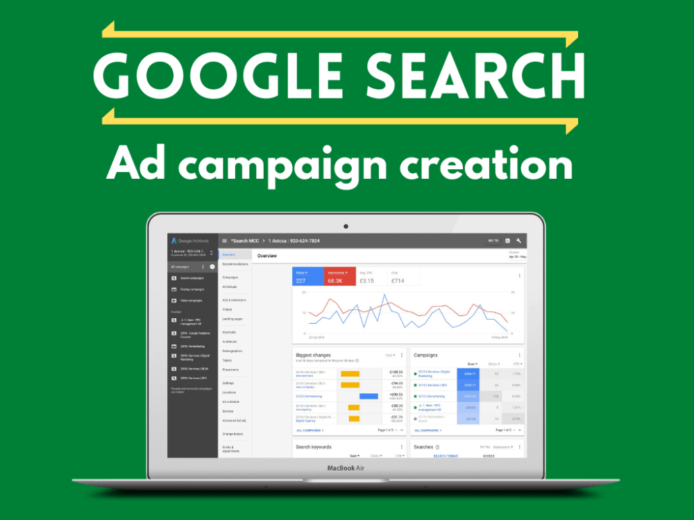 A Google Search Ad campaign for your website | Upwork
