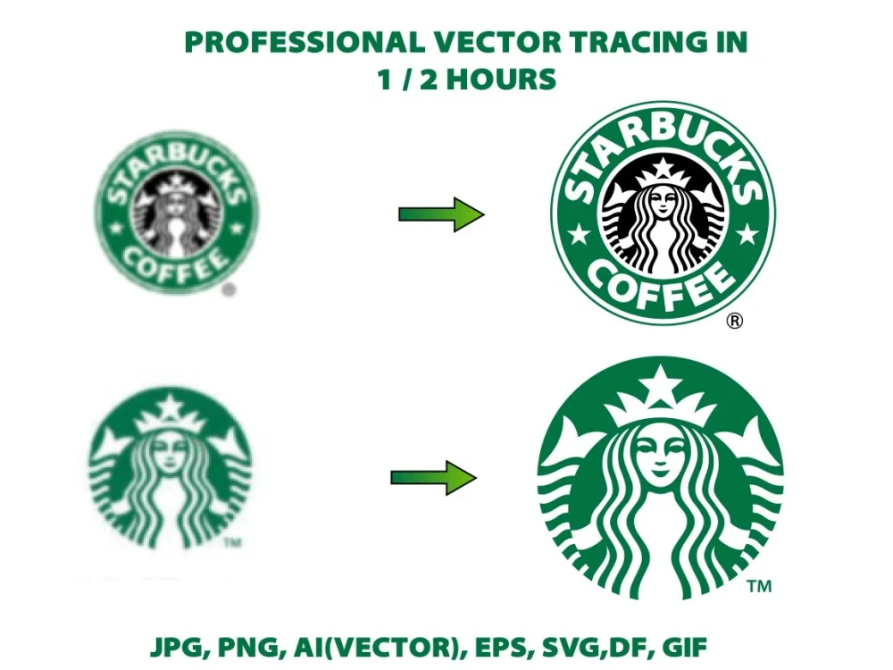 Vector tracing logo, image, convert to vector, vectorize, trace | Upwork