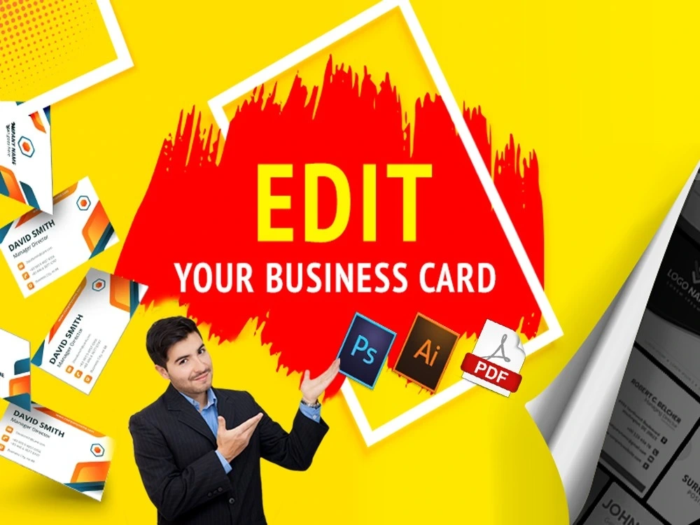 Edit your Business card, Business Card Edit, Fix biz card | Upwork